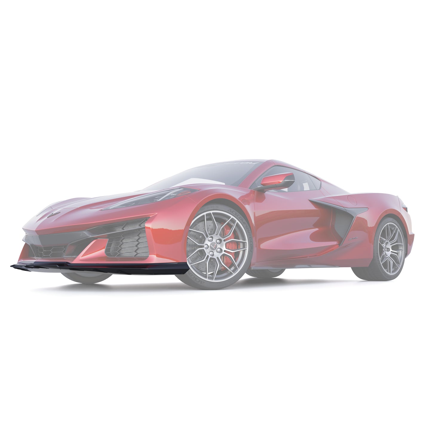 C8 Z06 Z07 Front Splitter | 2023+ Corvette Z06 & E-Ray | Carbon Flash ...