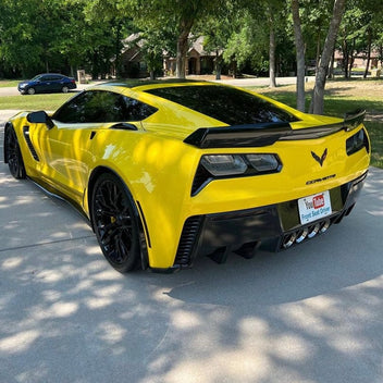 Rear Diffuser Fins | Carbon Flash Black | C7 Corvette ZR1, Z06, Grand ...