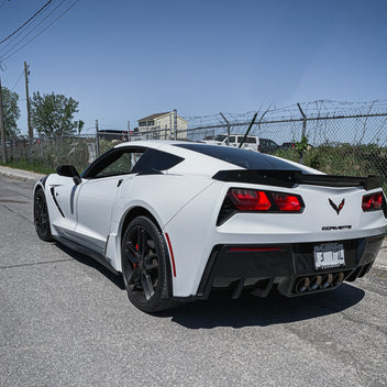 C7 Corvette Stingray Side Skirt Extension Rear Bumper | ACS Composite