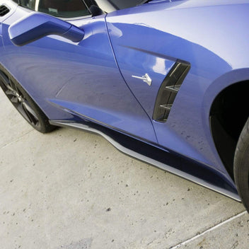 Zero7 Side Rockers | Carbon Flash Metallic Black | C7 Corvette Stingray ...