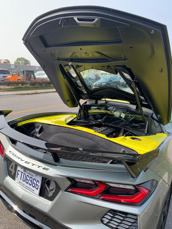 Engine Compartment Overlay | Body colors available | C8 Corvette Coupe ...