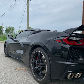 Rear Quarter Intake Ports | C8 Corvette Coupe | Carbon Flash Black ...