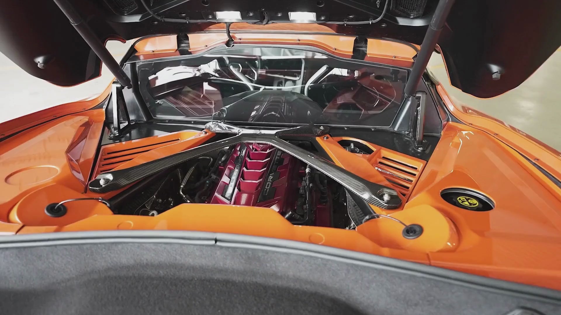 Engine Compartment Overlay | Body colors available | C8 Corvette Coupe ...