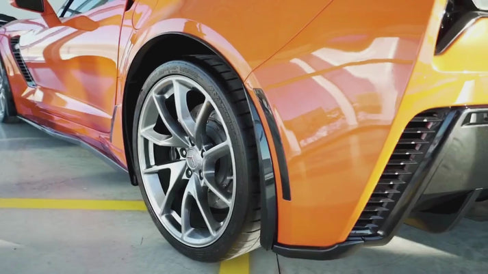 C7 Corvette Stingray Side Skirt Extension Rear Bumper | ACS Composite