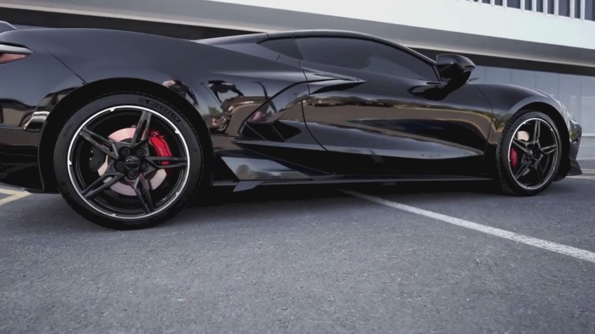 7VM Side Rockers | Carbon Flash Black | C8 Corvette Stingray | ACS ...