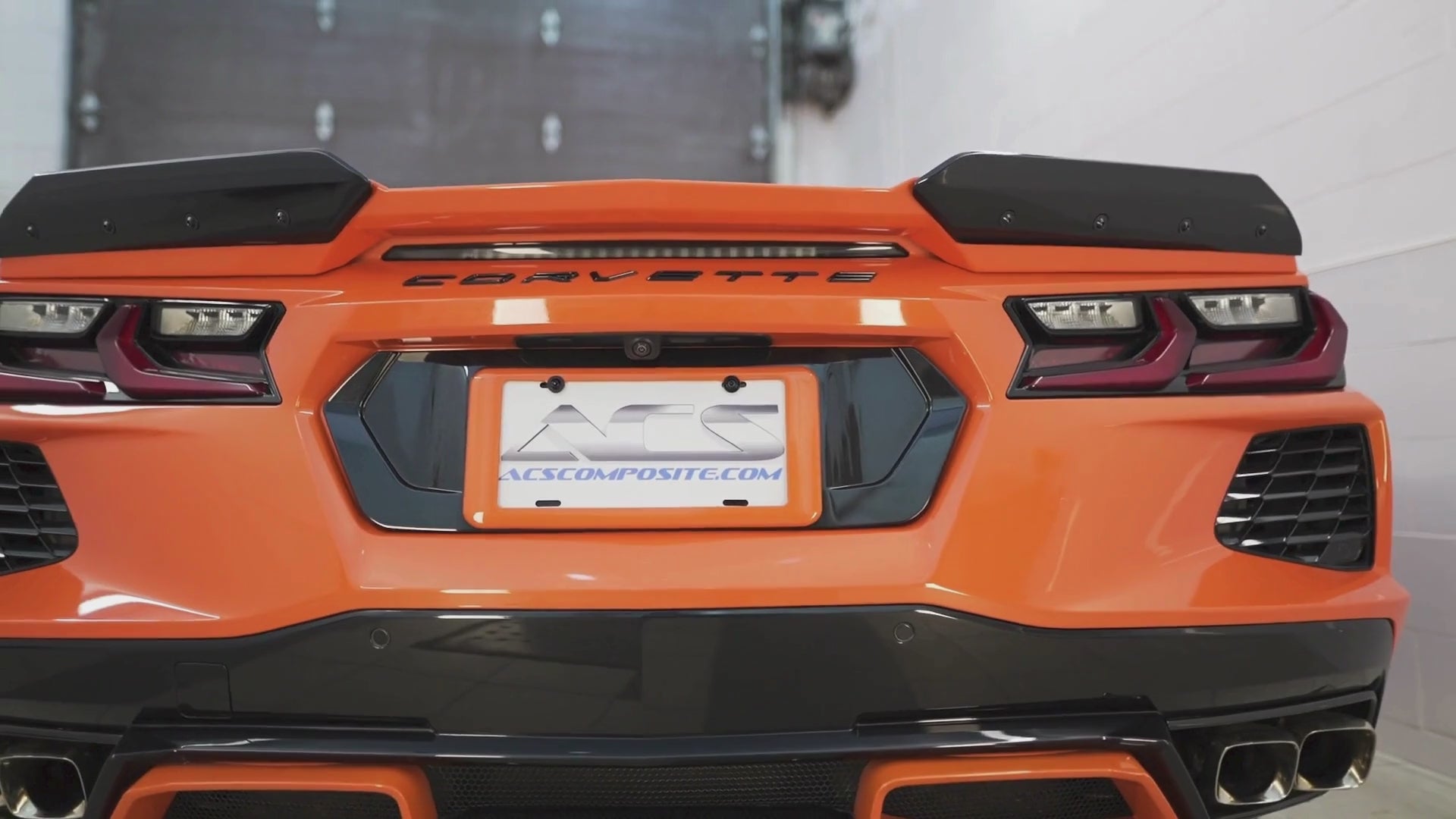 License Plate Filler Panel | C8 Corvette Stingray | Carbon Flash ...