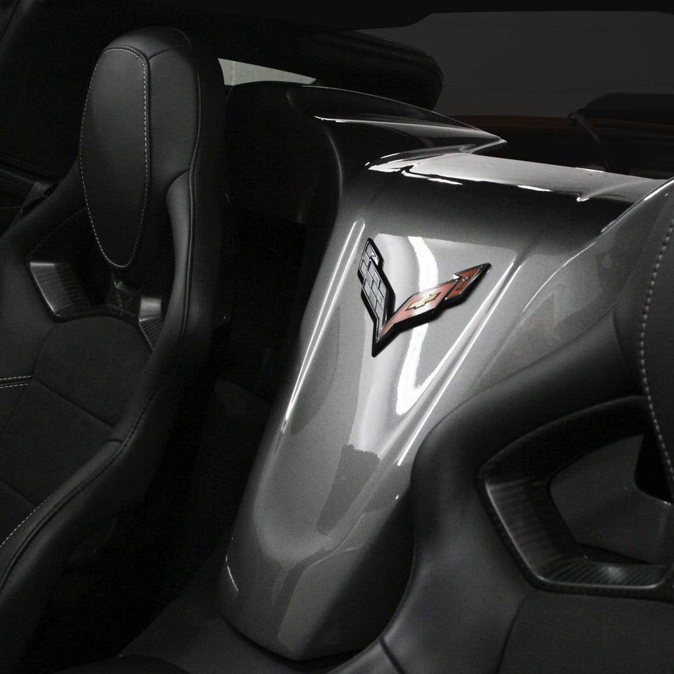 ACS Composite C7 Corvette Waterfall Compartment in Torch Red with ...