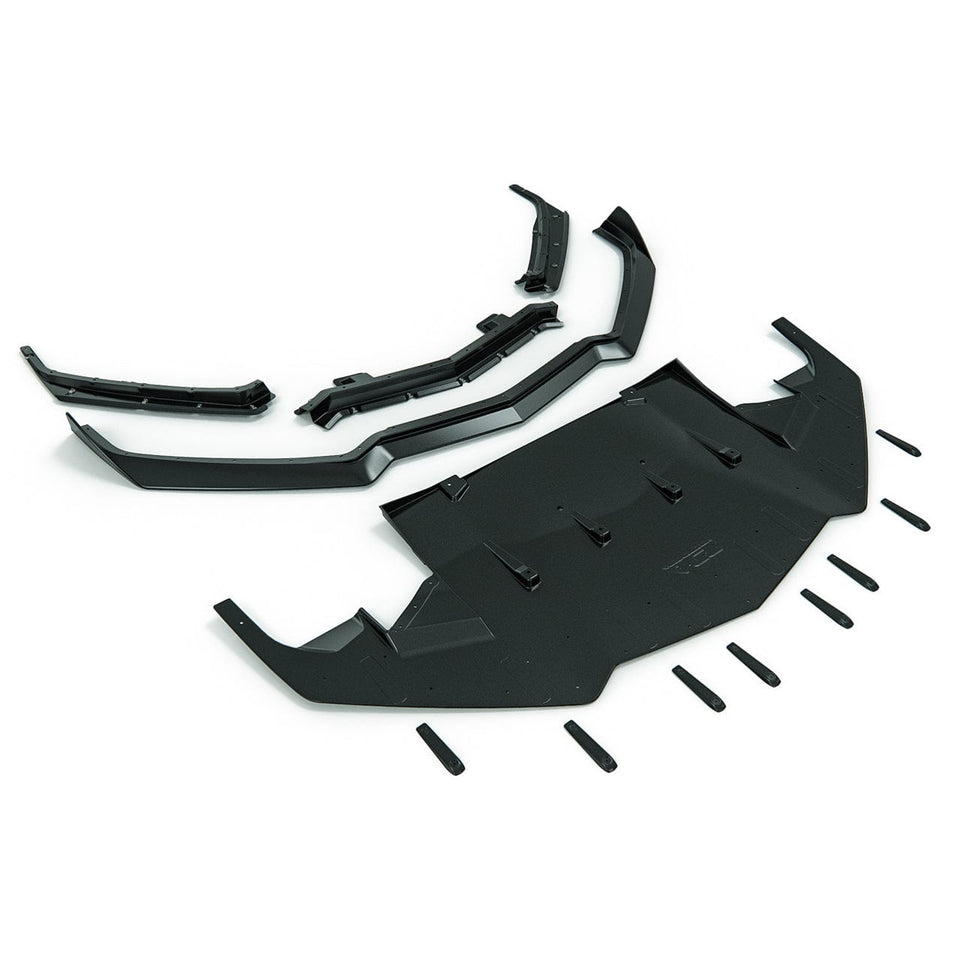 ACS Composite 5VM Front Splitter in Carbon Flash Black for C8 Corvette ...