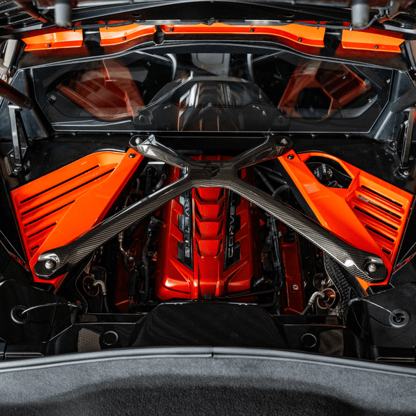 LT2 Engine Cover | Edge Red | C8 Corvette | ACS Composite | 50-4-027