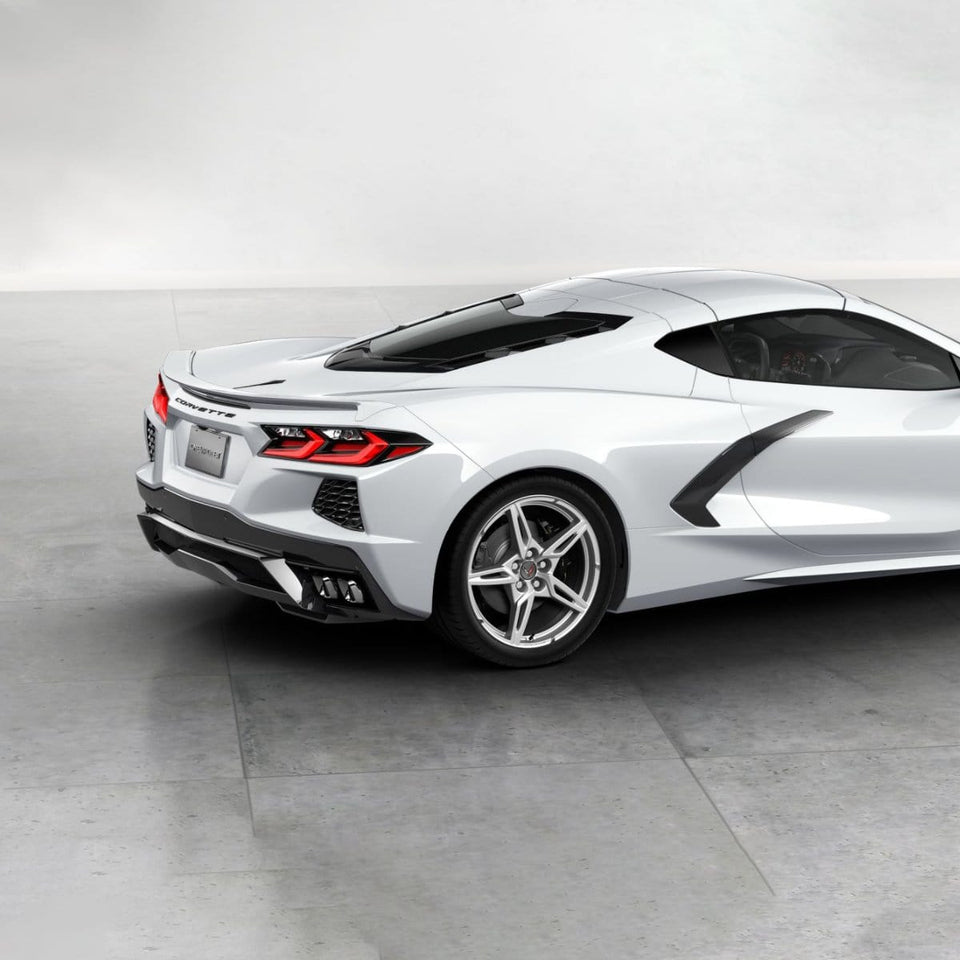 C8 LP Rear Spoiler in Carbon Flash Black for C8 Corvette Stingray [50-4 ...