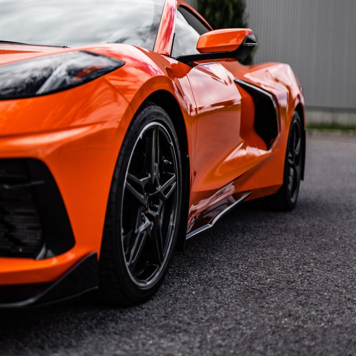Z06 Side Rockers | Carbon Flash Black | C8 Corvette Stingray | ACS ...