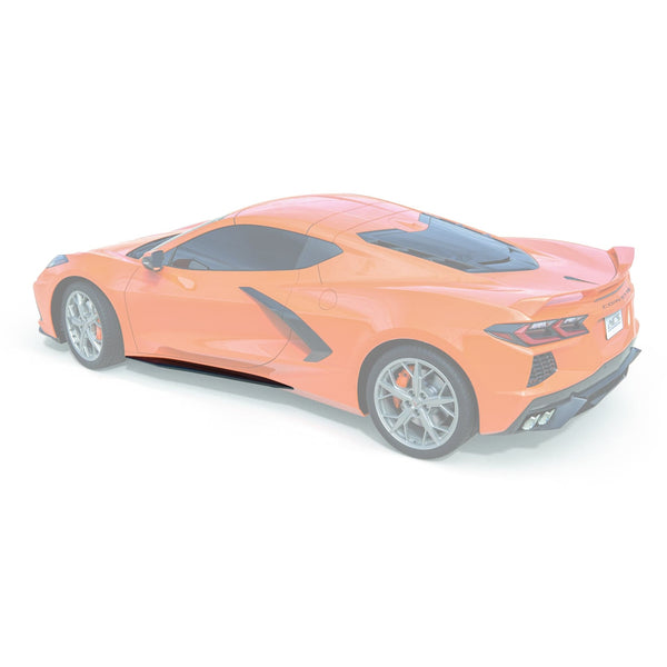 ACS Composite C8 Z06 Style Side Rockers in Carbon Flash Black [50-4-128 ...