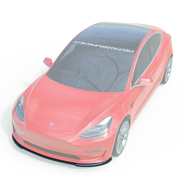 ACS Composite Tesla Model 3 Splitter in Gloss Black Painted - SKU [51-4 ...