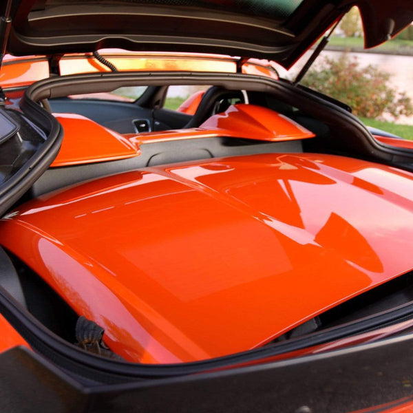 ACS Composite C7 Corvette Waterfall Compartment in Torch Red with ...