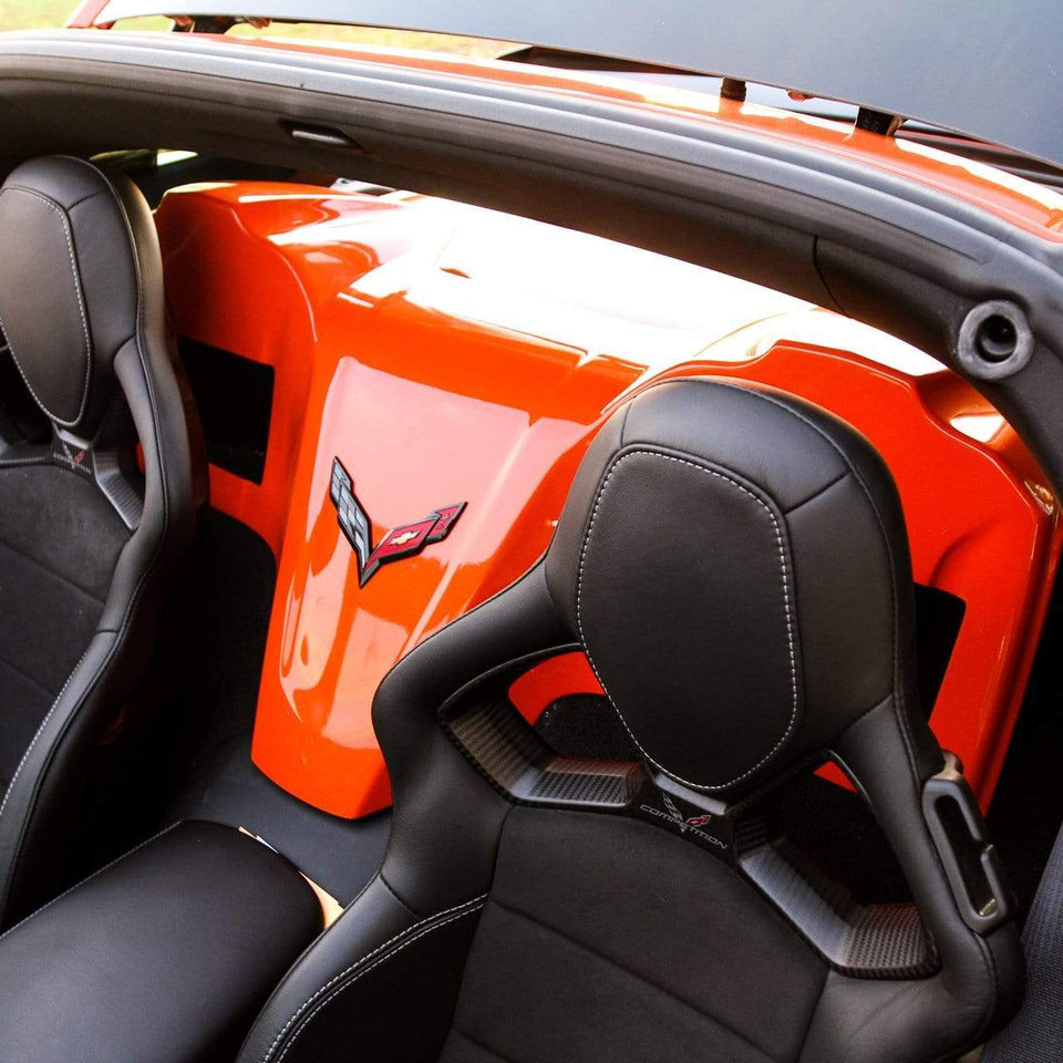 ACS Composite C7 Corvette Waterfall Compartment in Torch Red with ...