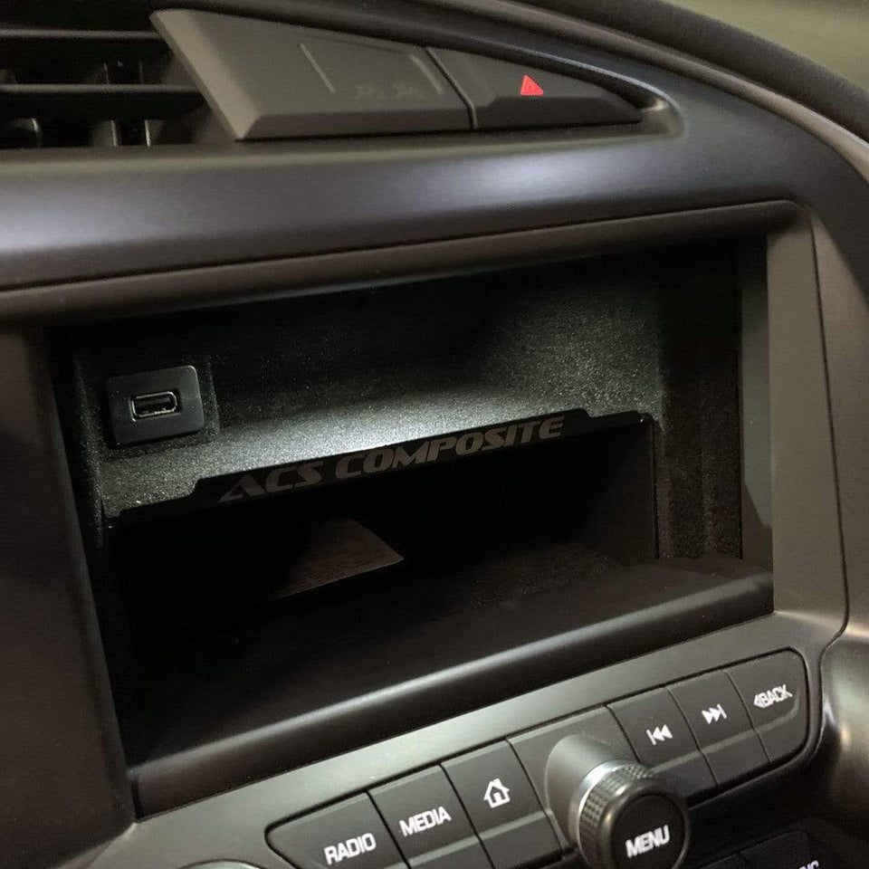 C7 Corvette Hidden Dash Compartment Shelf | ACS Composite | 45-4-251