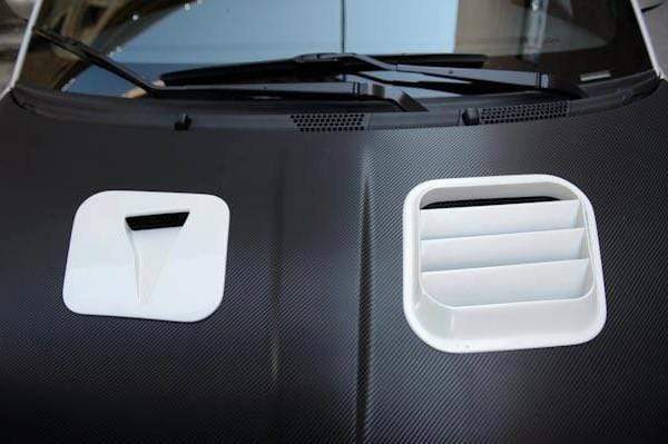 ACS Composite Naca and Extractor Hood Port System for Fiat 500, SKU 40 ...