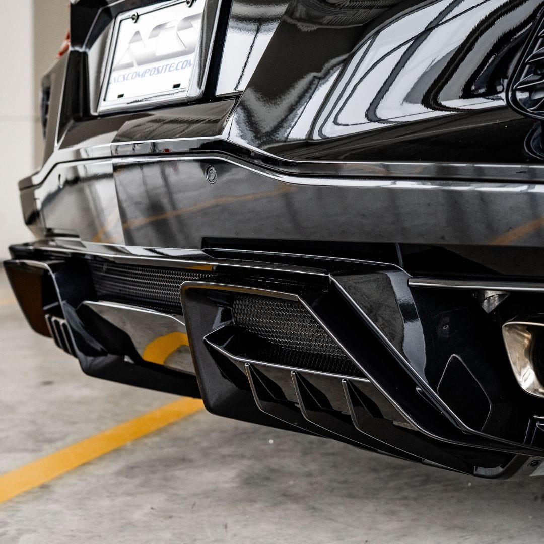 ACS C8 Diffuser Inserts | 2020+ C8 Corvette Stingray | Carbon Flash ...