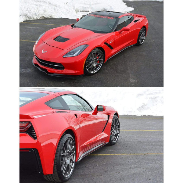 Stingray Aeropack in Carbon Flash Black with Z06 Winglets and Zero7 Z06 ...