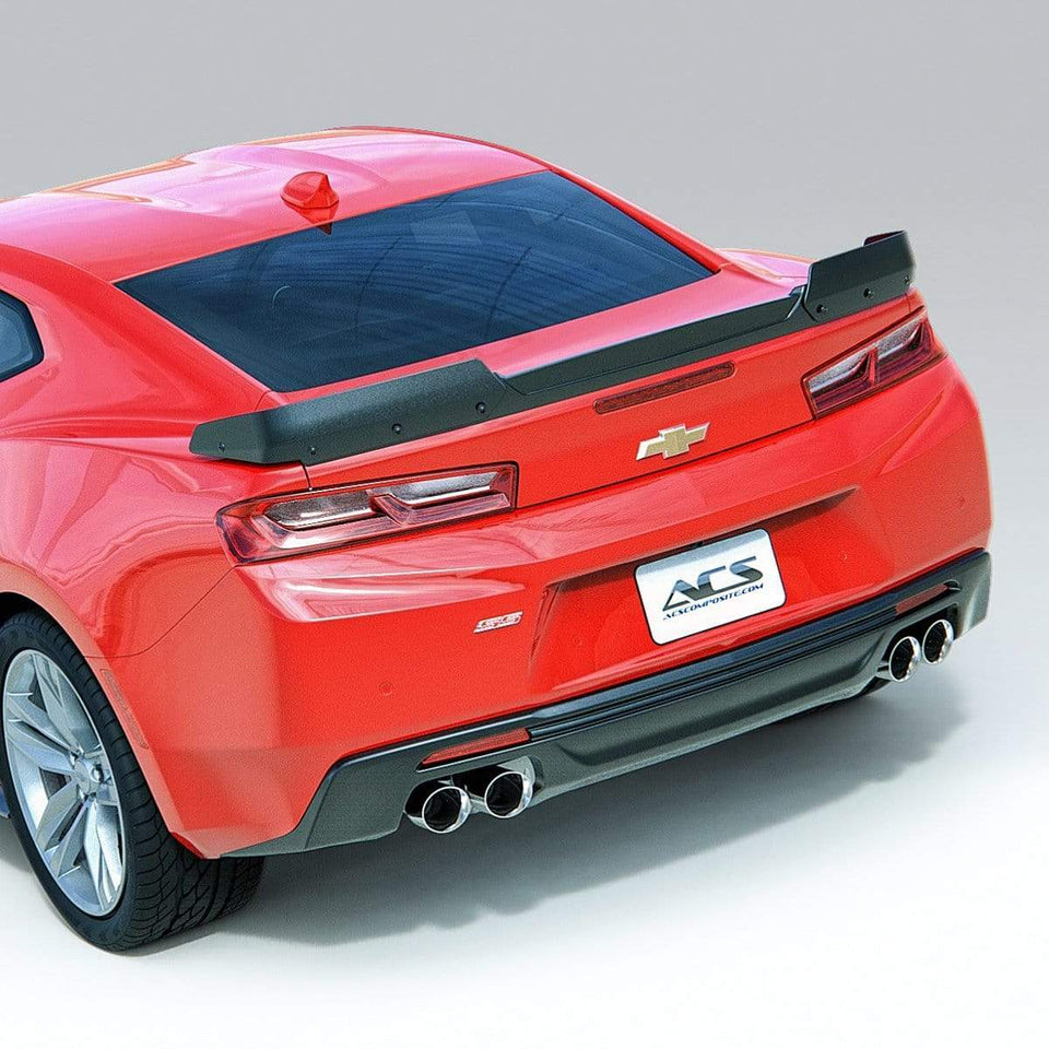 ACS Rear Spoiler Wicker Conversion Kit for Camaro 2016+ ZL1, SS, & LT ...