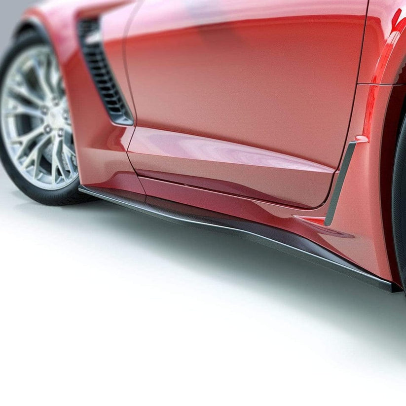 Z07 Side Rockers | Carbon Flash Black | C7 Corvette Z06, Grand Sport ...