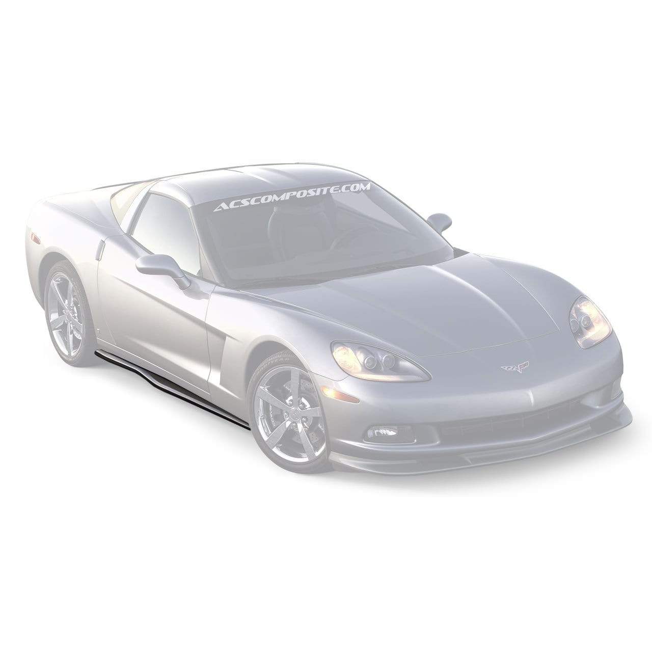 Zero6 Side Rockers | C6 Corvette Base 2005-2013 | ACS Composite | 27-4-041