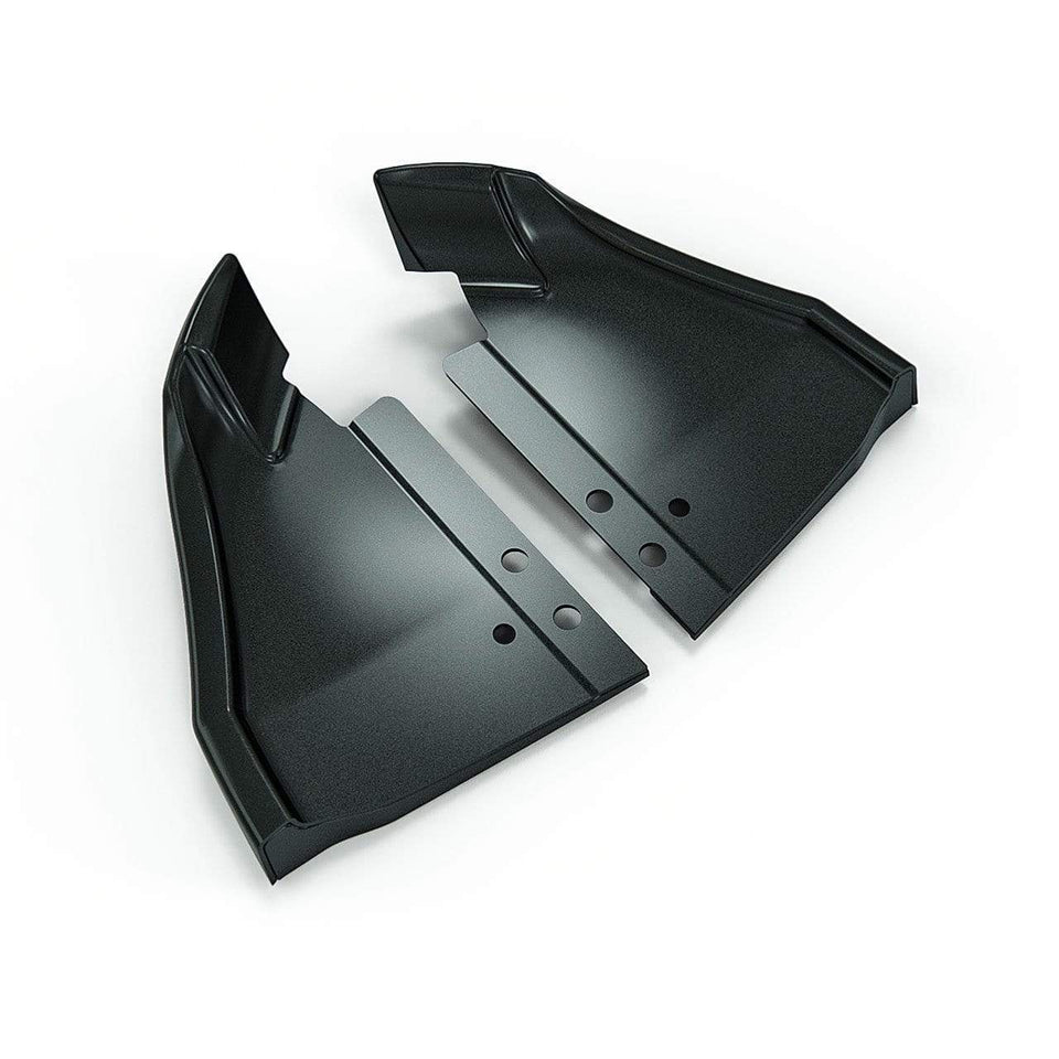ACS Composite C7 Rear Fascia Extensions in Carbon Flash Metallic Black ...